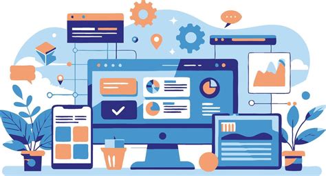 Ui Ux Interface Elements And Browser Windows Web Design Software