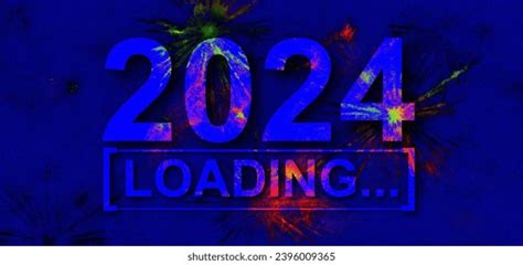 2024 Loading Dynamic Colorful Design Stock Illustration 2396009365