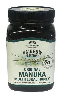 Nelson Honey Rainbow Station Manuka Multifloral Honey 30 500g New