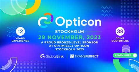 Transperfect On Linkedin Will We See You At Optimizely Opticon Next Week As Proud Bronze Level…