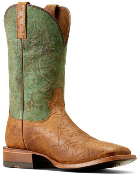 Ariat Mens Circuit Paxton Western Boots Broad Square Toe Brown