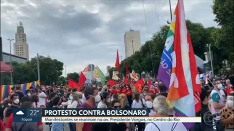 Manifestantes Protestam Contra O Presidente Jair Bolsonaro Rj1 G1