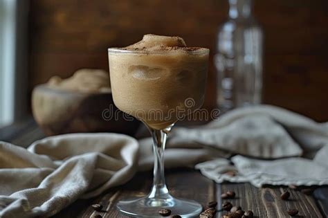 Espresso Martini Cocktail Booze With Vodka Stock Illustration Illustration Of Cocktail
