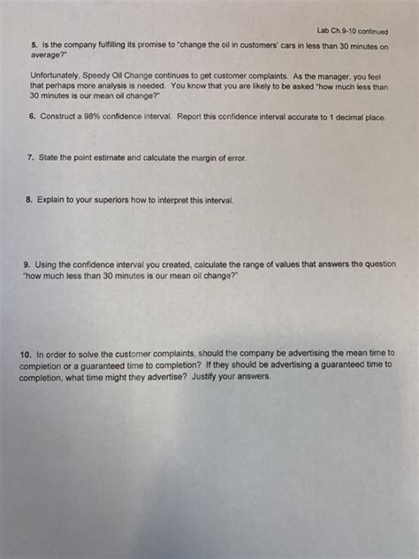 Math 1342 Name Elementary Statistical Methods Lab