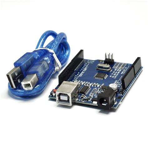 Arduino Uno R3 Atmega328p Ch340 Usb Microcontroller Board With Cable