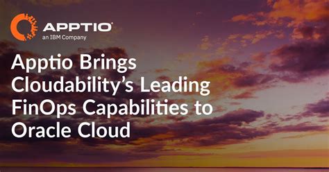 Apptio An Ibm Company On Linkedin Apptio Brings Cloudabilitys Leading Finops Capabilities To