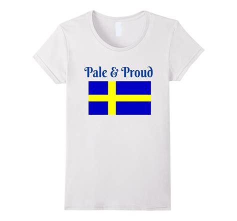 Swedish Flag Pale And Proud Funny Swedish Heritage Shirt