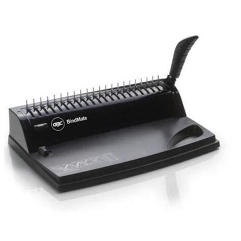 Gbc Bindmate A4 Comb Binding Machine Manual 738637 Binding