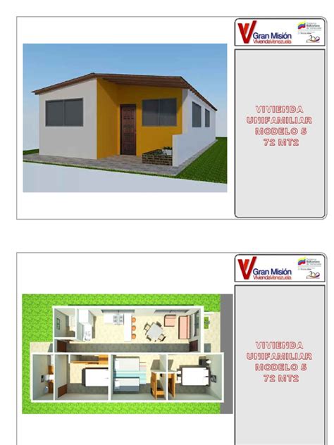 Vivienda Unifamiliar 72 M2 Modelo 5 Pdf Ingeniería De Edificación