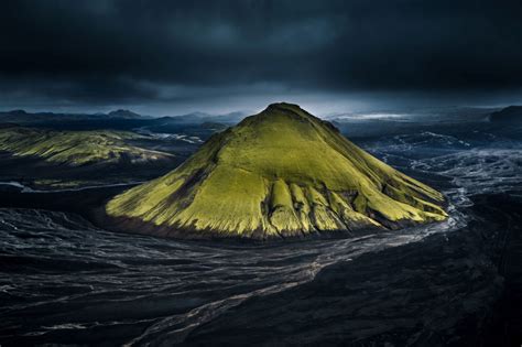 Mystery Of Maelifells Green Volcano Touristsecrets