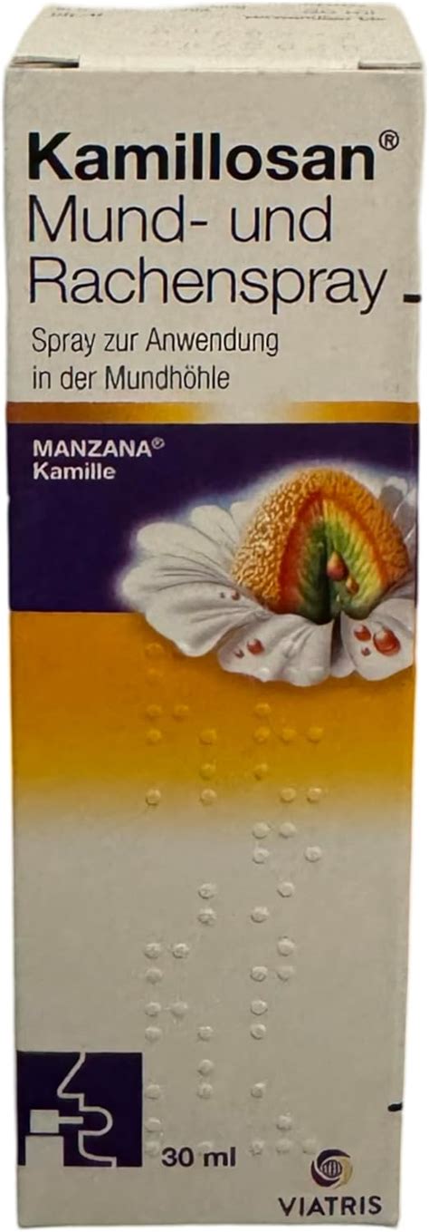 Kamillosan Mouth Spray 30ml spray by Kamillosan : Buy Online at Best ...