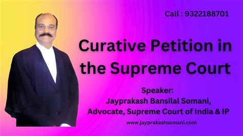 Curative Petition In The Supreme Court Youtube