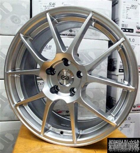 全新鋁圈 正 enkei sm88 sm 88 17吋 5孔114 3 高亮銀 馬3 5 6 elantra tida yahoo奇摩拍賣