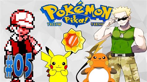 Como pegar Hm flash Pokemon Yellow Derrotanto Líder do Ginásio