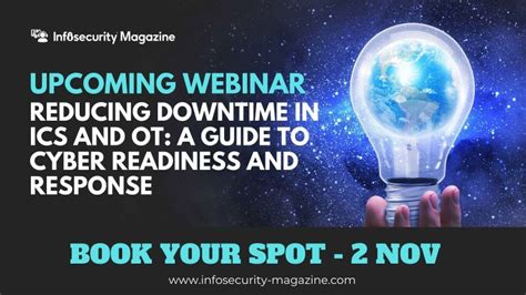 Infosecurity Magazine On Linkedin Webinar Infosecurity Infosec Cybersecurity Cyberthreats