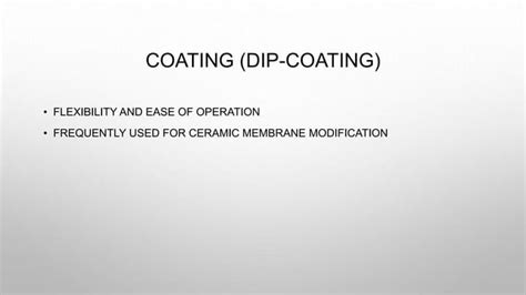 Ceramic Membrane Pptx