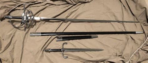 Classical Rapier Set By Windlass Steelcrafts Museum Replicas Limit 1921351259