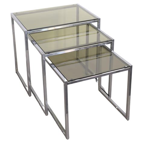 Tony Triangle Stackable Side Tables By Porada Arredi Set Of 6 1970s