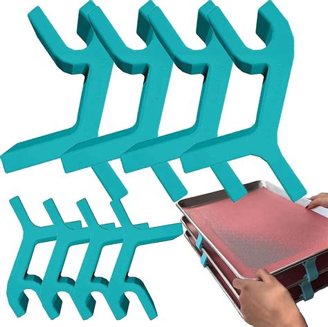 8 Tray Stackers Sets Cookie Baking Sheet Stackers Cookie Sheet Pan