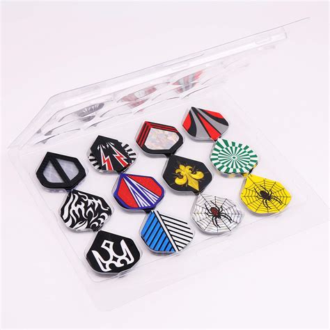 Snapklik Com Dart Flights 144 Pcs Standard Shape Professional Flight Feather Replacement Tails