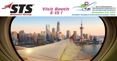 Sts Flies To Shanghai For 2017 China Aviation And Mro Aftermarket