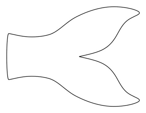 Laser Cut Fish Tail Sticker Cut Out Vector