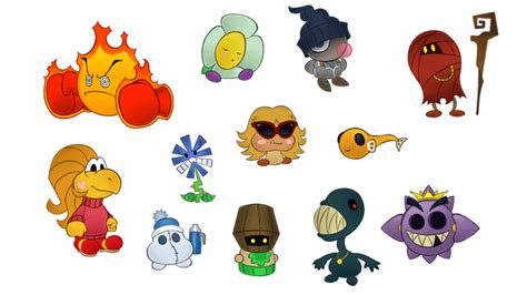 Designed More Of My Own Paper Mario Enemies And Characters R Papermario