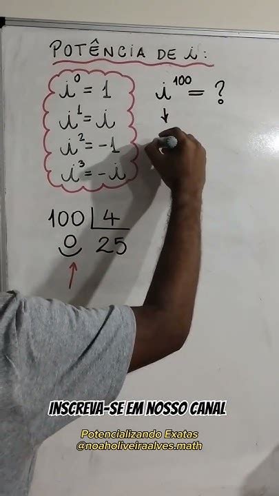 Potência De I NÚmeros Complexos Youtube