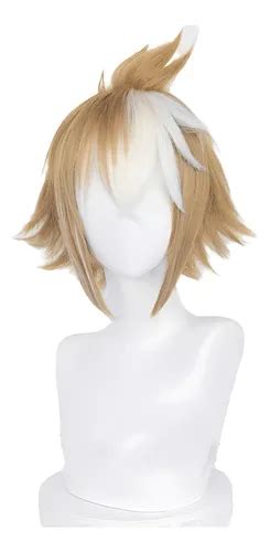 E Peluca Gorou Genshin Impact Gorou Hair Brown Peluca Con Meses Sin