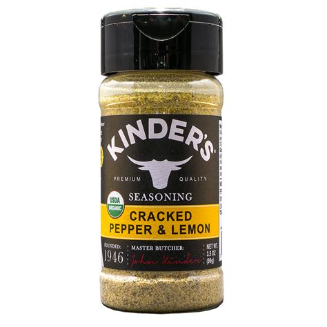 Cracked Pepper And Lemon Seasoning Kinders Bbq