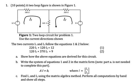 Solved Points A Two Loop Figure Is Shown In Figure Chegg
