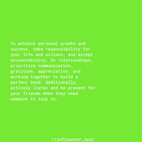 Personal Accountability And Relationship Building Rinfluencertest