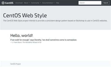 github areguera centos style websites design patterns based on