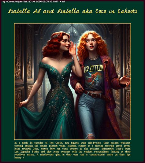 0033 Isabella Ai And Isabella Aka Coco In Cahoots By Mcasual On Deviantart