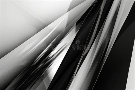 A Grayscale Image Of A Few Angled Planes Intersecting Each Other Aig51a Stock Illustration