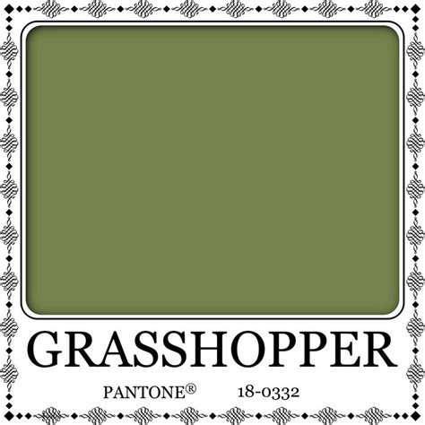Pantone Grasshopper Color Palette