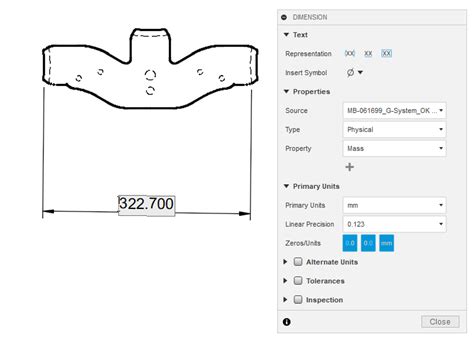 How To Override The Dimension Value In Fusion 360 Drawing Sheet