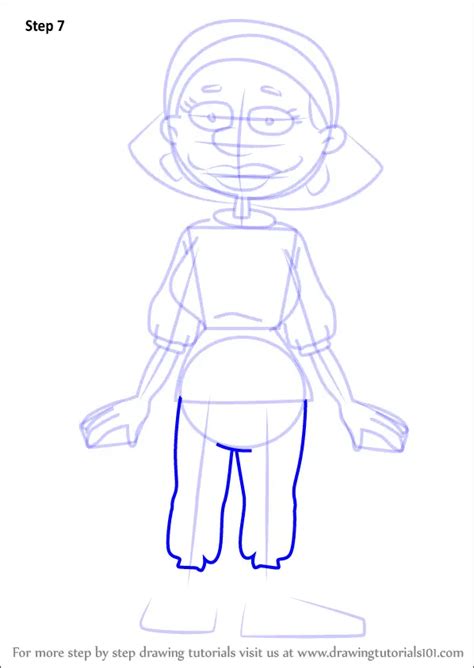 How To Draw Lucy Carmichael From Rugrats Rugrats Step By Step