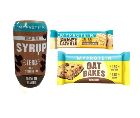 Myprotein Snacks Sugar Free Syrup Oat Bakes Crispy Layered Bar From 1