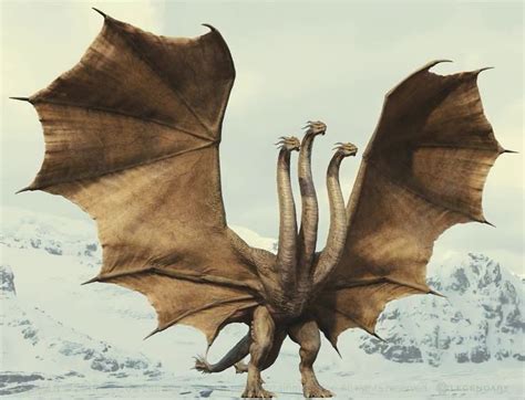 King Ghidorah The Legendary Three Headed Titan