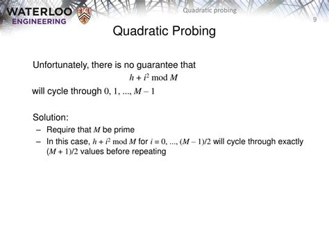 Ppt Quadratic Probing Powerpoint Presentation Free Download Id 2470393