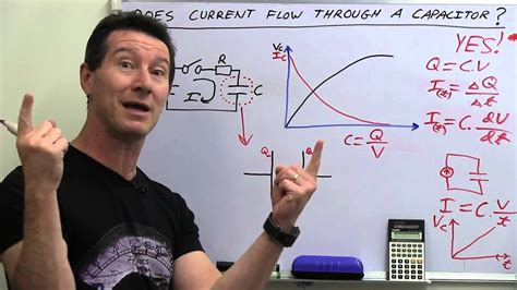 Eevblog 486 Does Current Flow Through A Capacitor Youtube