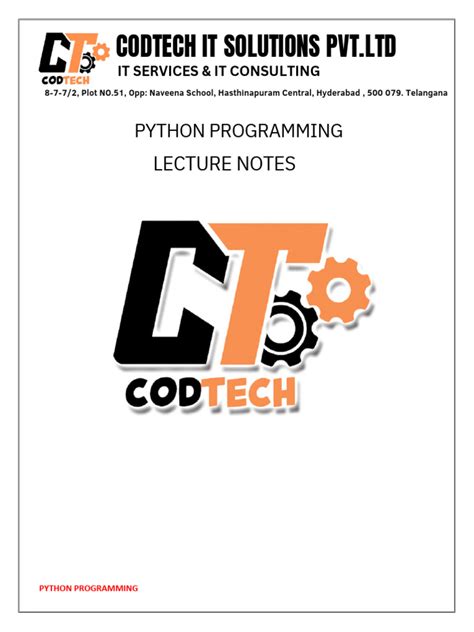 Python Programming Notes Pdf Parameter Computer Programming Python Programming Language