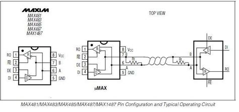 jual ic driver serial max485 max 485 dip smd rs485 rs 485 level