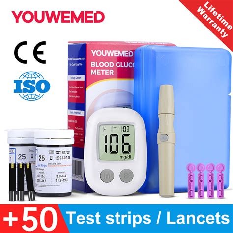 Jual Blood Glucose Meter Glucometer Diabetes Medical Devices With Test