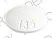 135 ZESTRIL 2 1 2 Pill White Oval Pill Identifier