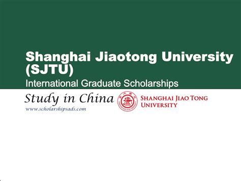 Shanghai Jiao Tong University Sjtu International Graduate