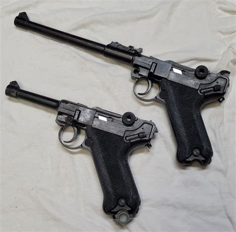 Rare Wwii German Luger Replica Pistols Nakata Model Pistol Made In