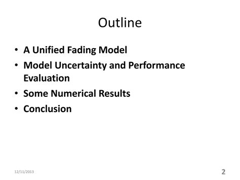 Wireless Fading Communication System Performance Evaluation Via Sirp And Sdp Methods Ppt