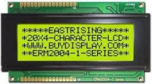 Vinytics 20x4 Characters Alphanumeric LCD Display With LED